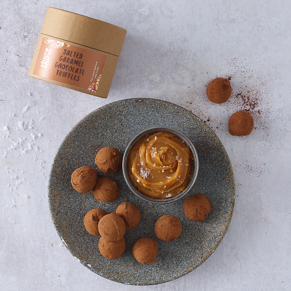 Salted Caramel Chocolate Truffles | Shuro Shirin